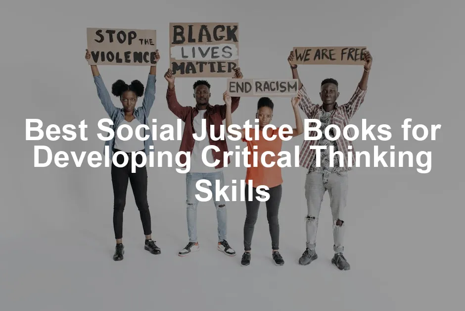 Best Social Justice Books for Developing Critical Thinking Skills