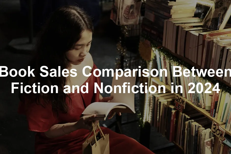 Book Sales Comparison Between Fiction and Nonfiction in 2024