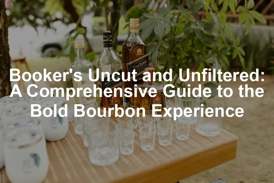 Booker's Uncut and Unfiltered: A Comprehensive Guide to the Bold ...