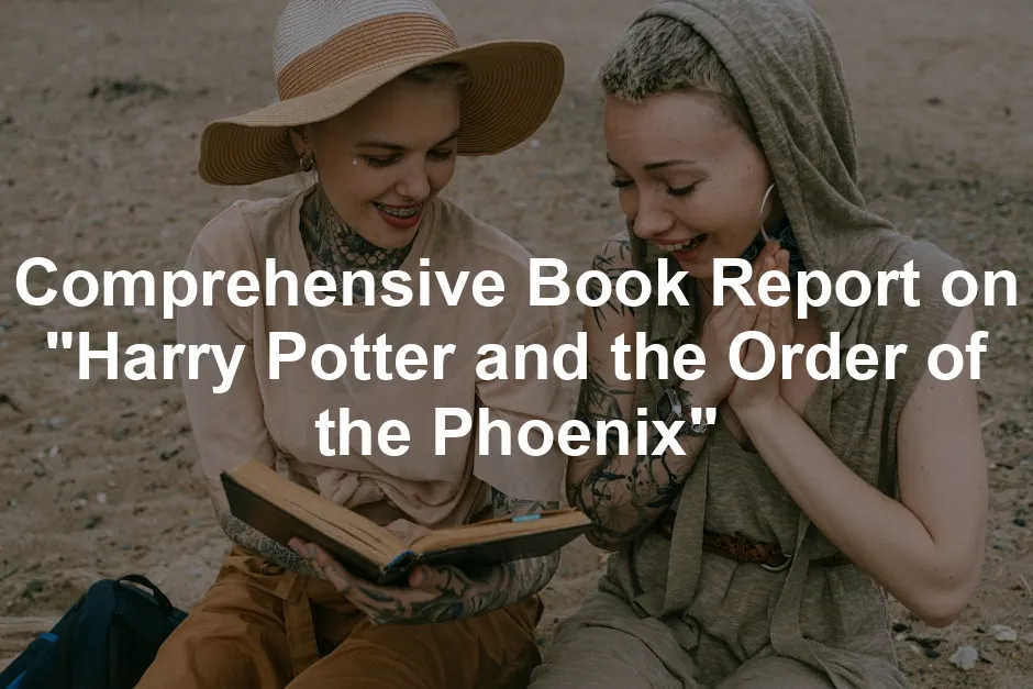 Comprehensive Book Report on "Harry Potter and the Order of the Phoenix"