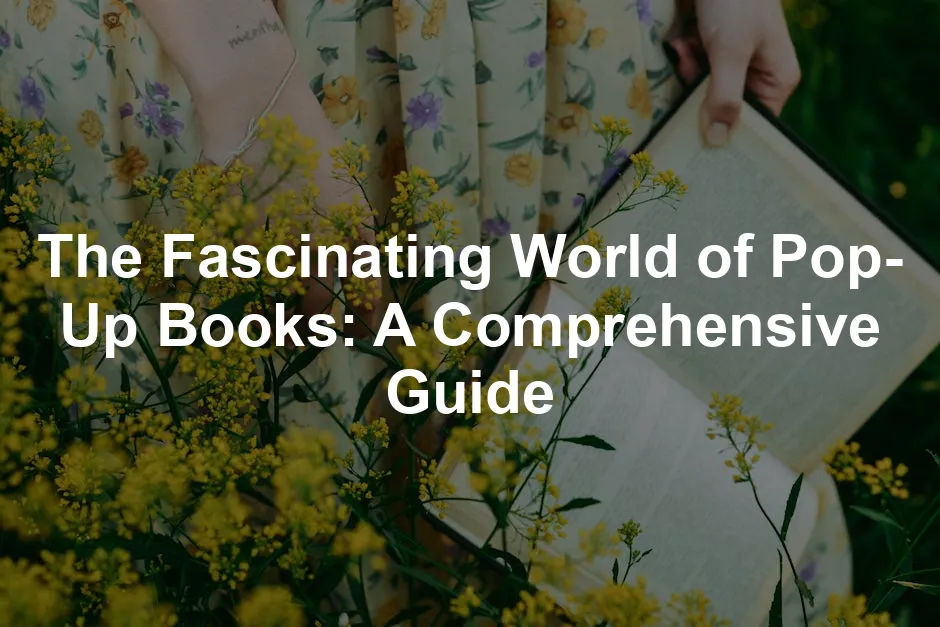The Fascinating World of Pop-Up Books: A Comprehensive Guide