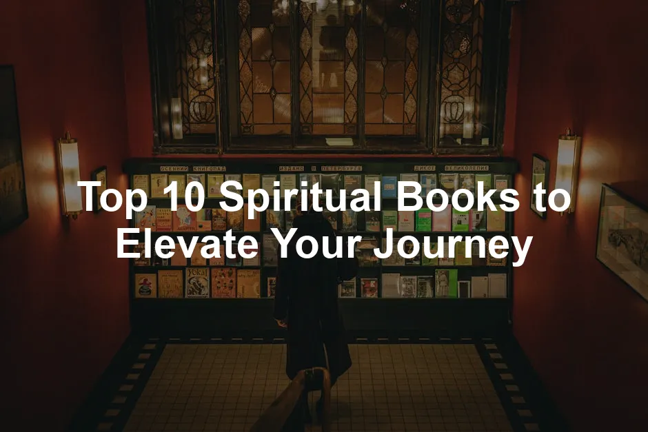 Top 10 Spiritual Books to Elevate Your Journey