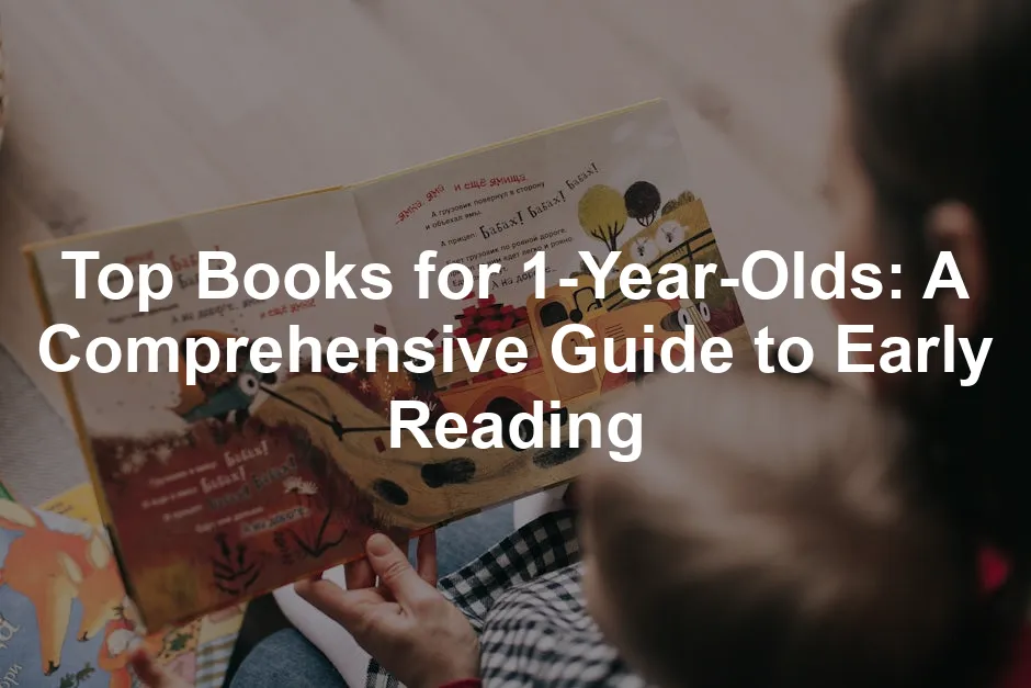 Top Books for 1-Year-Olds: A Comprehensive Guide to Early Reading
