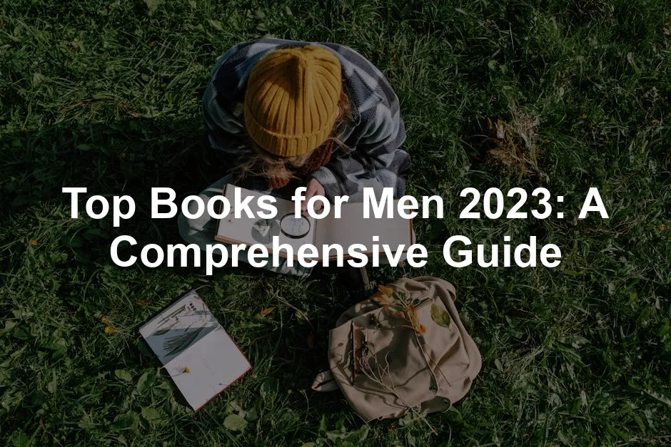 Top Books for Men 2023: A Comprehensive Guide