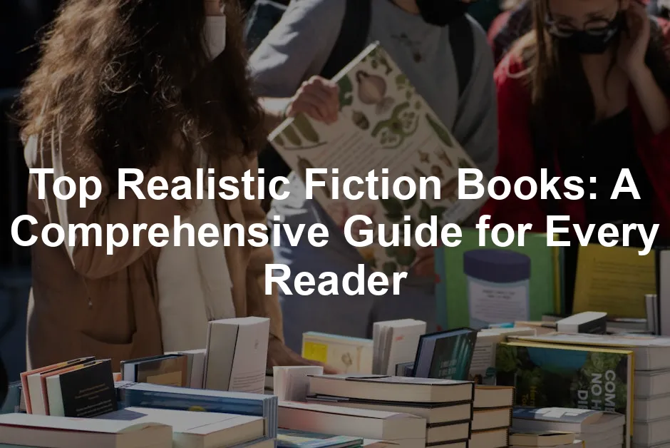 Top Realistic Fiction Books: A Comprehensive Guide for Every Reader