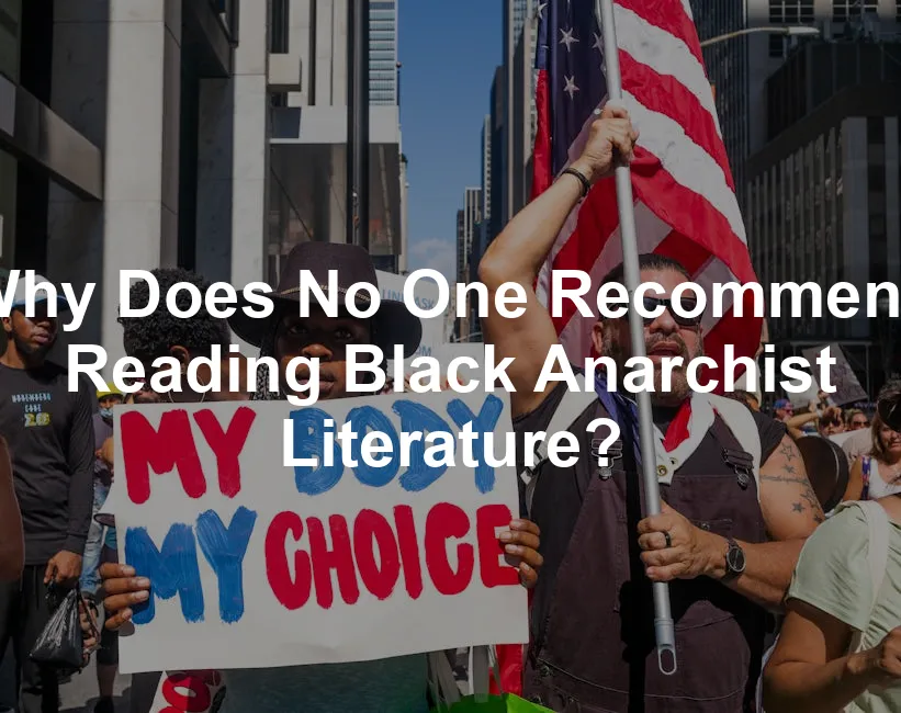 Why Does No One Recommend Reading Black Anarchist Literature?