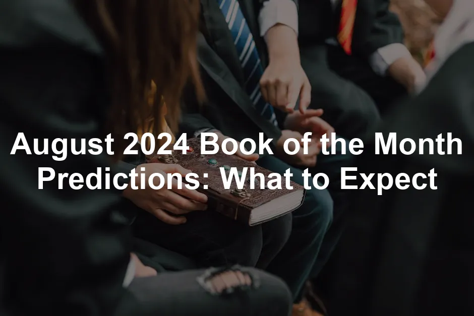 August 2024 Book Of The Month Predictions
