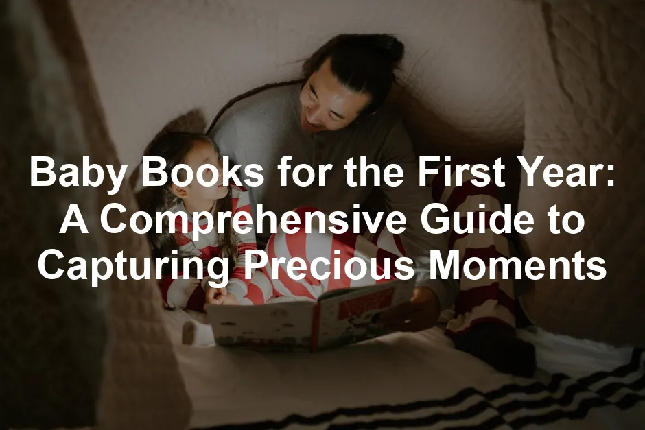 Baby Books for the First Year: A Comprehensive Guide to Capturing ...
