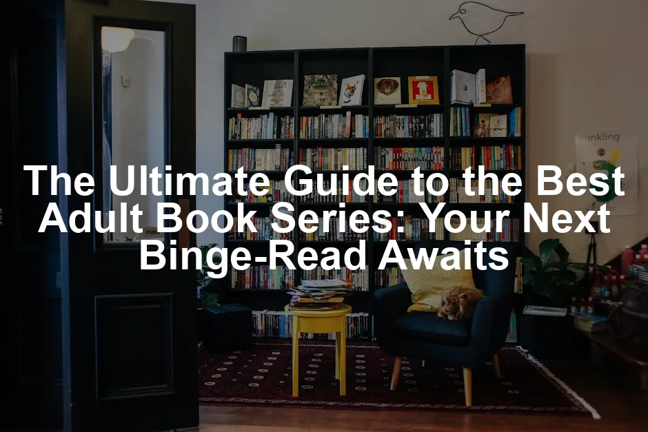 The Ultimate Guide to the Best Adult Book Series: Your Next Binge-Read ...