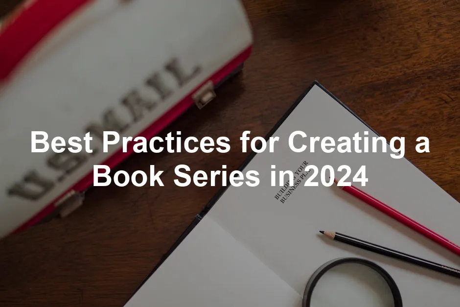 Best Practices for Creating a Book Series in 2024