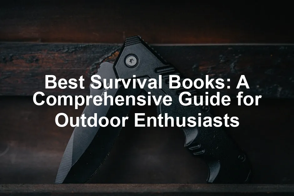 Best Survival Books: A Comprehensive Guide for Outdoor Enthusiasts
