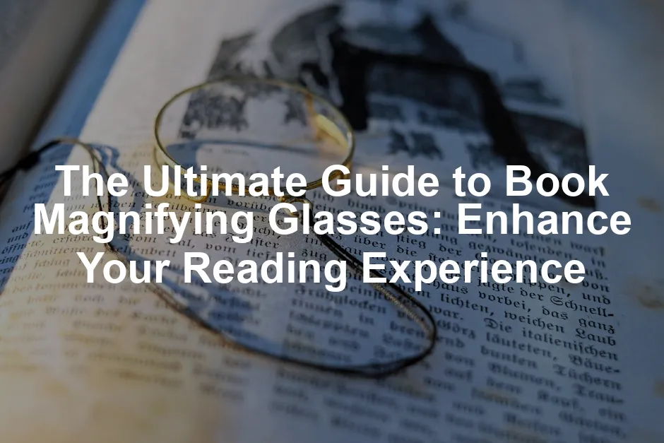 The Ultimate Guide to Book Magnifying Glasses: Enhance Your Reading ...