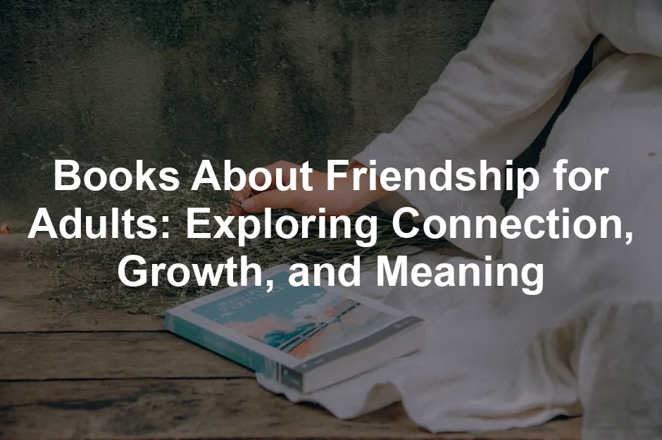 Books About Friendship for Adults: Exploring Connection, Growth, and ...