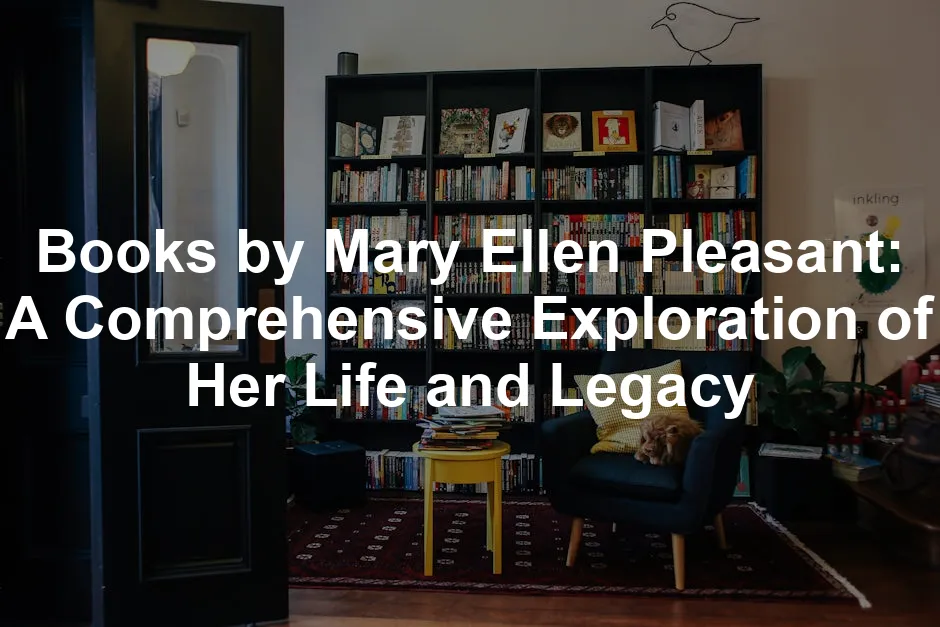 Books by Mary Ellen Pleasant: A Comprehensive Exploration of Her Life ...