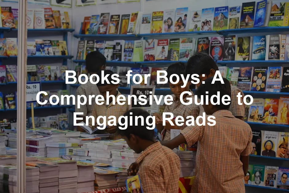 Books for Boys: A Comprehensive Guide to Engaging Reads