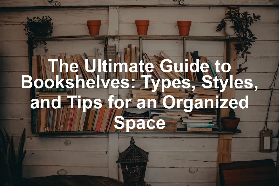 The Ultimate Guide to Bookshelves: Types, Styles, and Tips for an ...