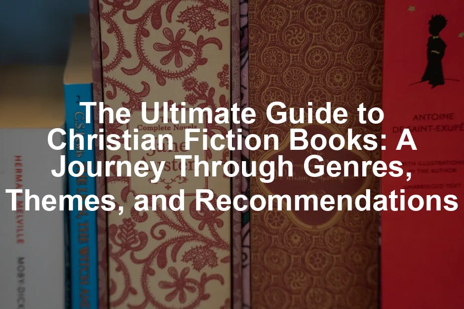 The Ultimate Guide to Christian Fiction Books: A Journey Through Genres ...