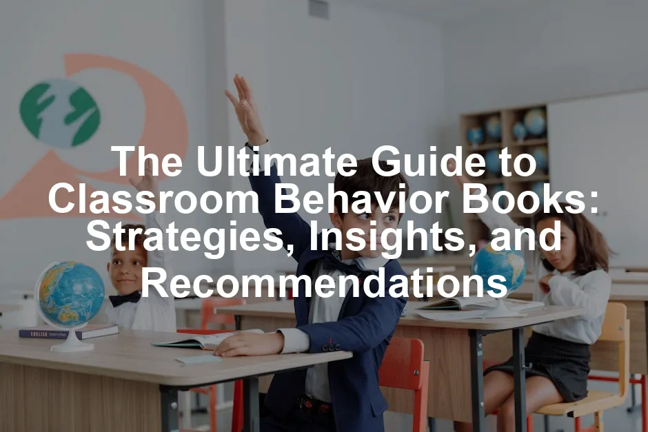 The Ultimate Guide to Classroom Behavior Books: Strategies, Insights ...