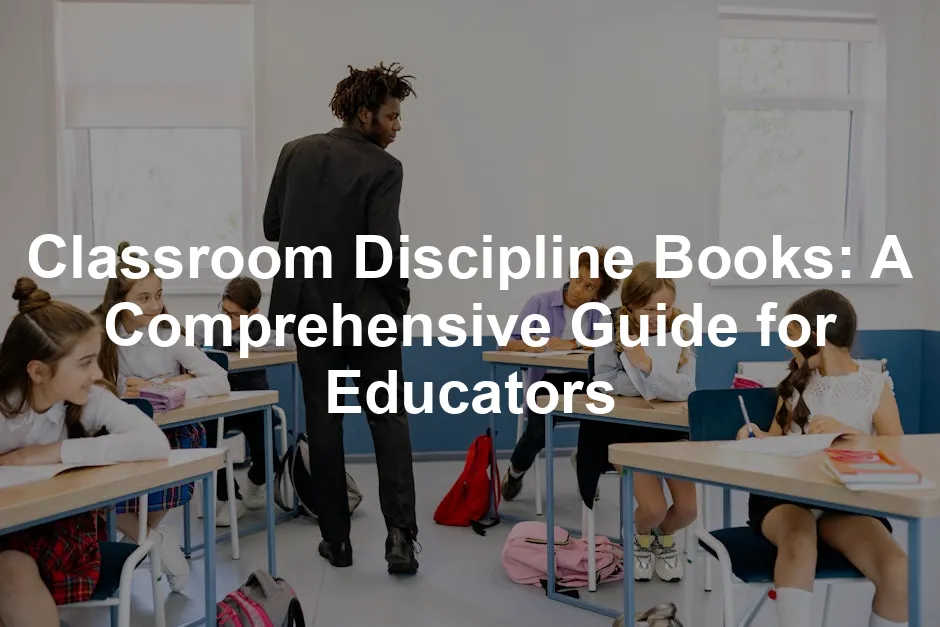 Classroom Discipline Books: A Comprehensive Guide for Educators