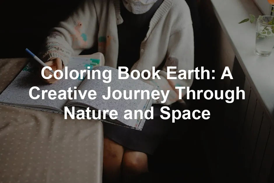 Coloring Book Earth: A Creative Journey Through Nature and Space
