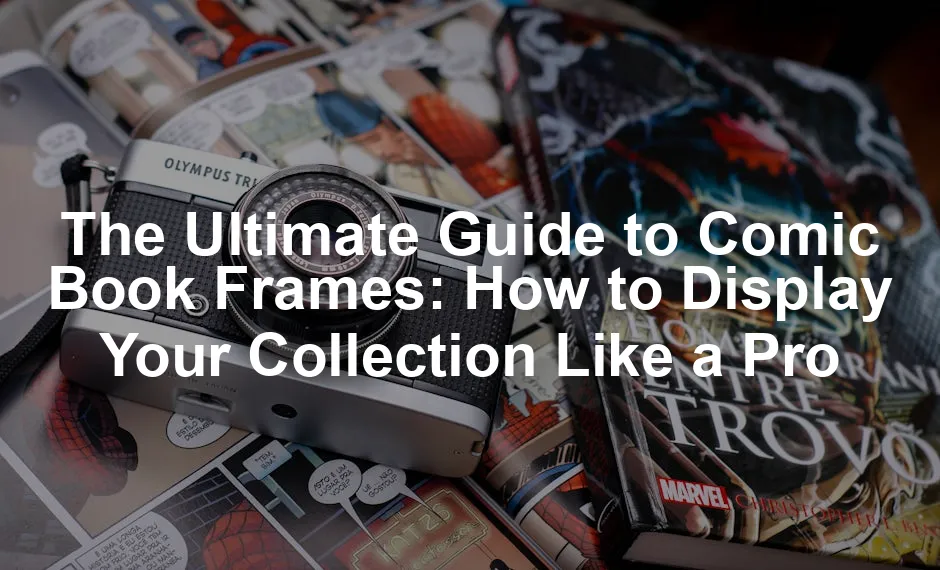 The Ultimate Guide to Comic Book Frames: How to Display Your Collection Like a Pro
