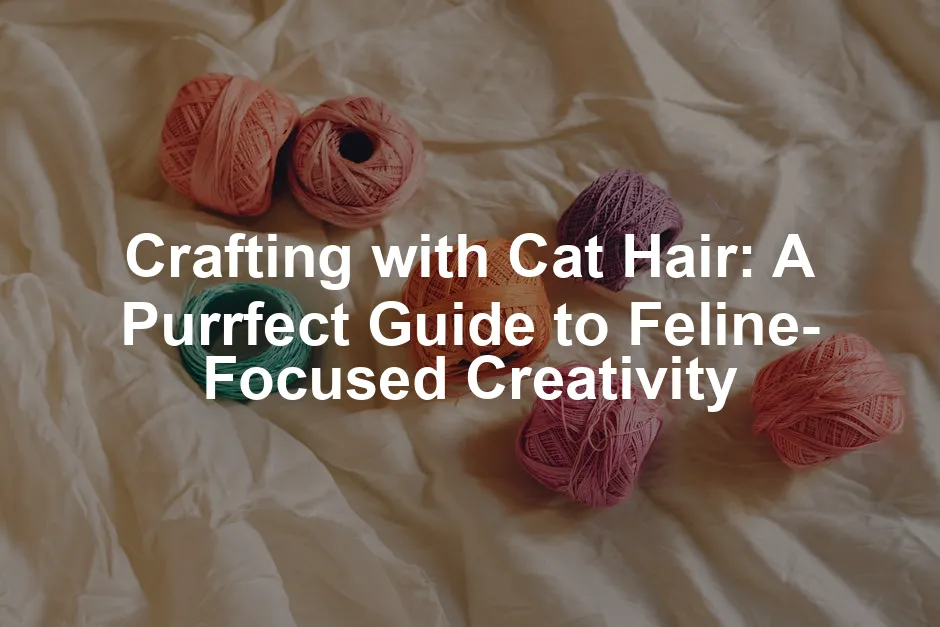 Crafting with Cat Hair: A Purrfect Guide to Feline-Focused Creativity