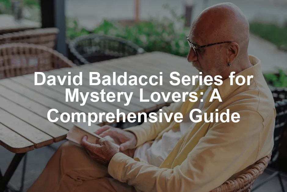David Baldacci Series for Mystery Lovers: A Comprehensive Guide