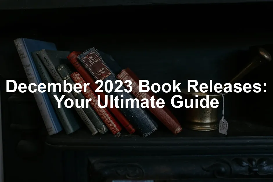 December 2023 Book Releases: Your Ultimate Guide