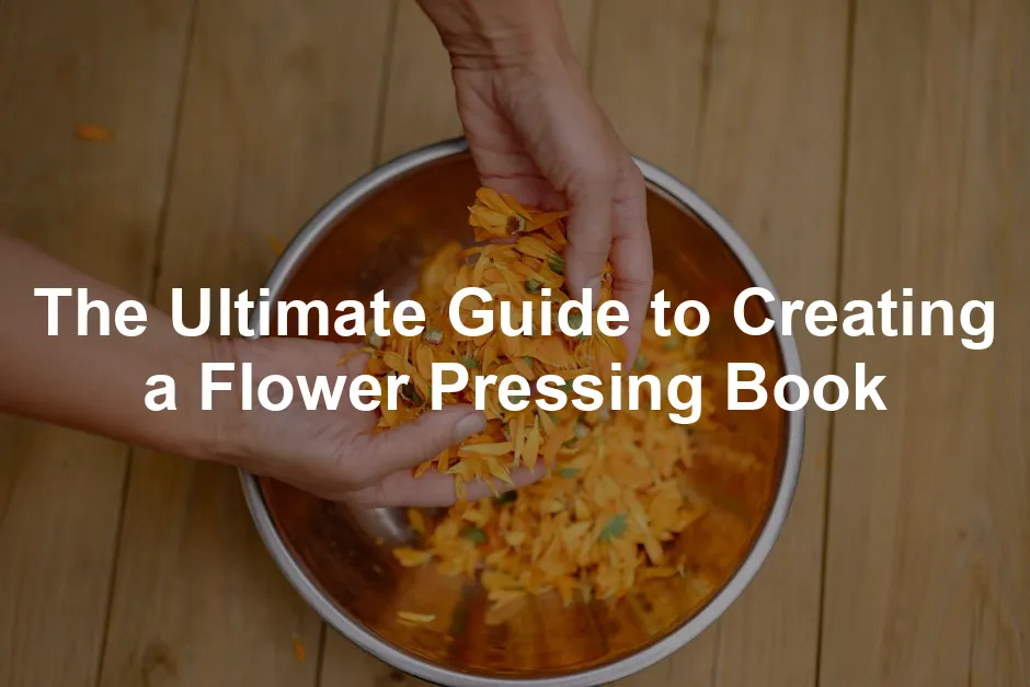 The Ultimate Guide to Creating a Flower Pressing Book