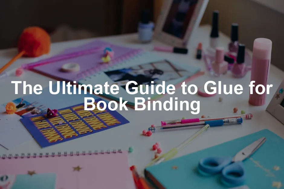 The Ultimate Guide to Glue for Book Binding