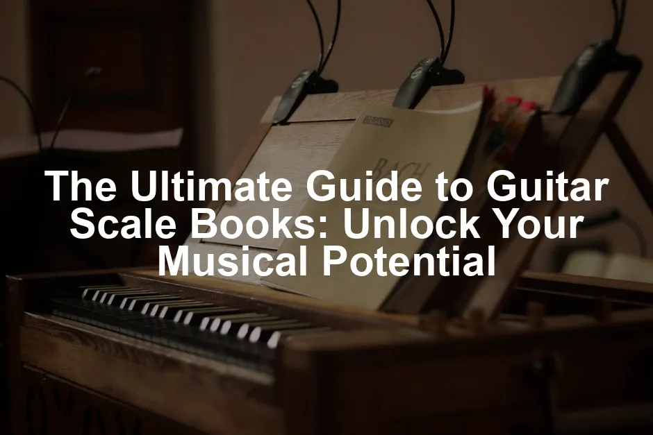 The Ultimate Guide to Guitar Scale Books: Unlock Your Musical Potential