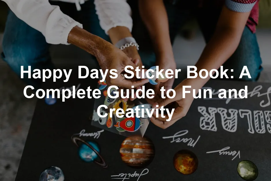 Happy Days Sticker Book: A Complete Guide to Fun and Creativity