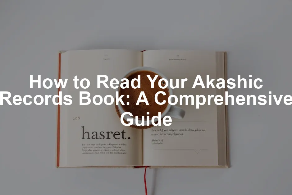How to Read Your Akashic Records Book: A Comprehensive Guide