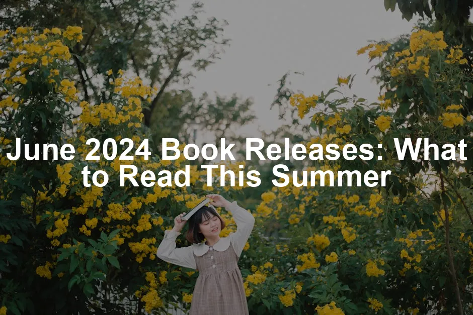 June 2024 Book Releases: What to Read This Summer