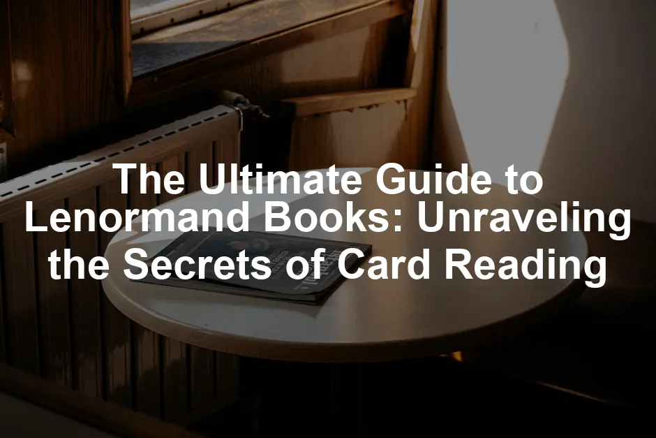 The Ultimate Guide to Lenormand Books: Unraveling the Secrets of Card ...