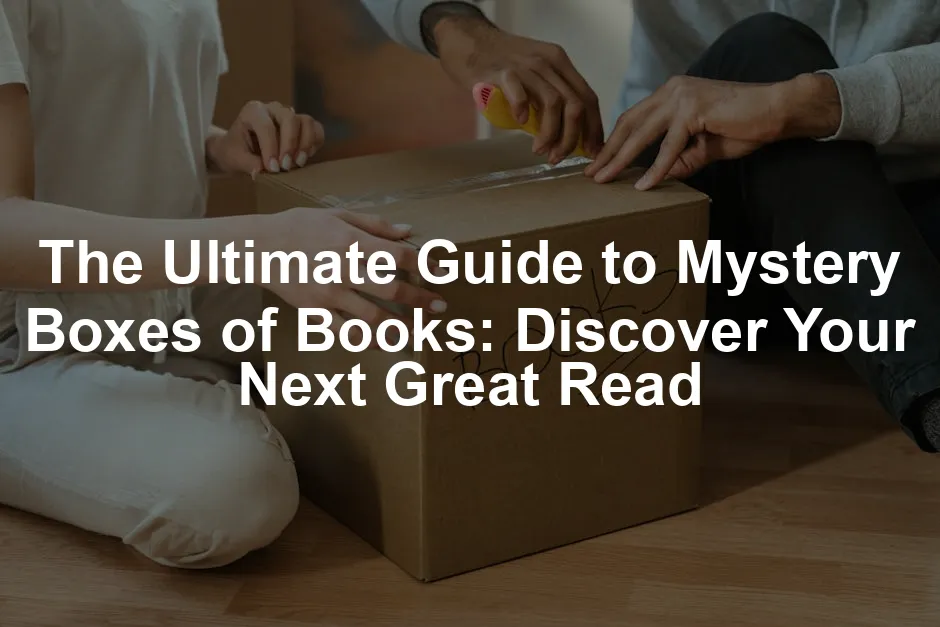 The Ultimate Guide to Mystery Boxes of Books: Discover Your Next Great Read