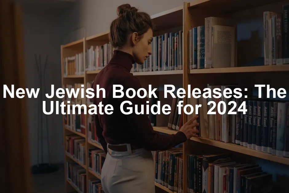 New Jewish Book Releases: The Ultimate Guide for 2024