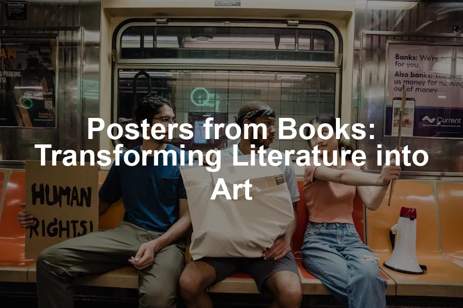 Posters from Books: Transforming Literature into Art