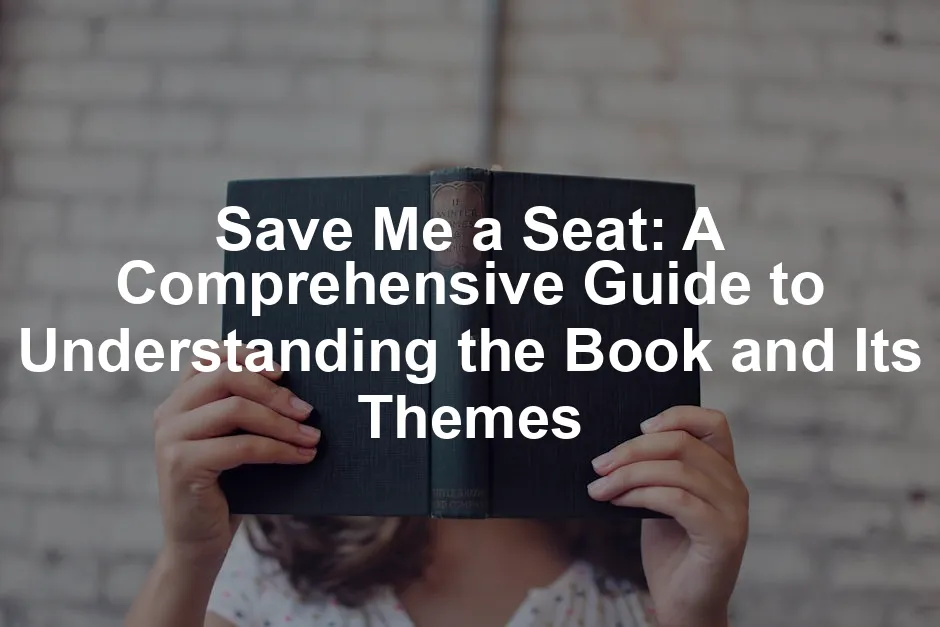 Save Me a Seat: A Comprehensive Guide to Understanding the Book and Its ...