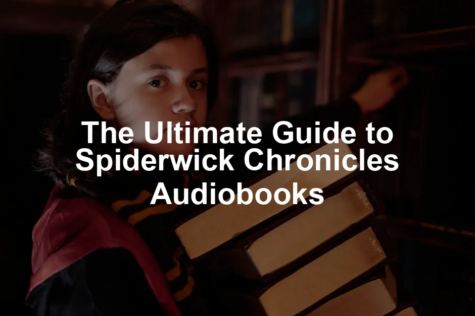 The Ultimate Guide to Spiderwick Chronicles Audiobooks