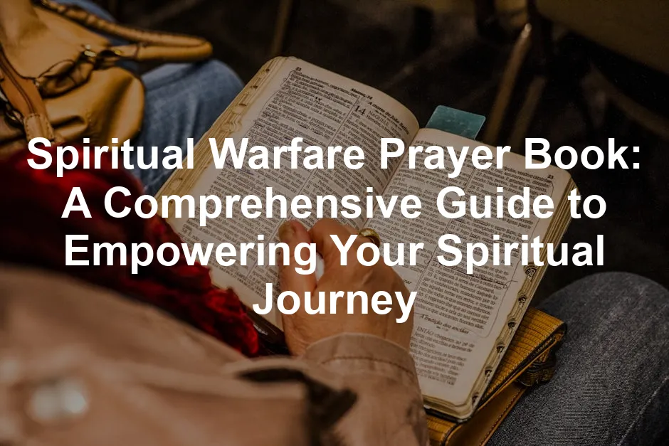 Spiritual Warfare Prayer Book: A Comprehensive Guide to Empowering Your ...