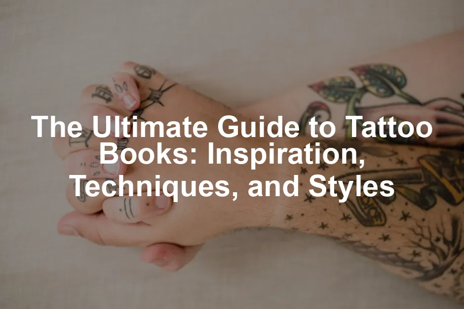 The Ultimate Guide to Tattoo Books: Inspiration, Techniques, and Styles