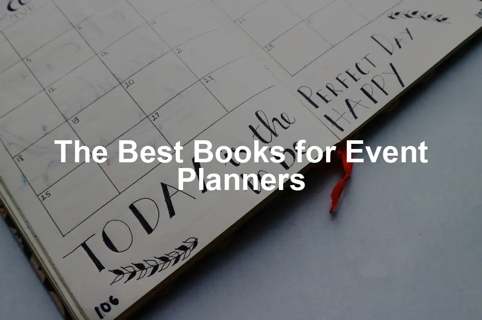 The Best Books for Event Planners