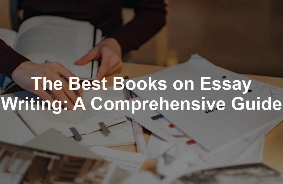 The Best Books on Essay Writing: A Comprehensive Guide