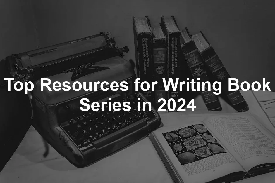 Top Resources for Writing Book Series in 2024