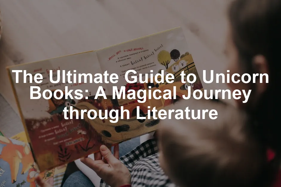 The Ultimate Guide to Unicorn Books: A Magical Journey through Literature