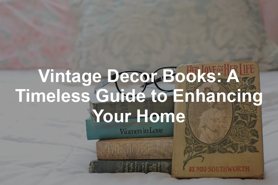Vintage Decor Books: A Timeless Guide to Enhancing Your Home
