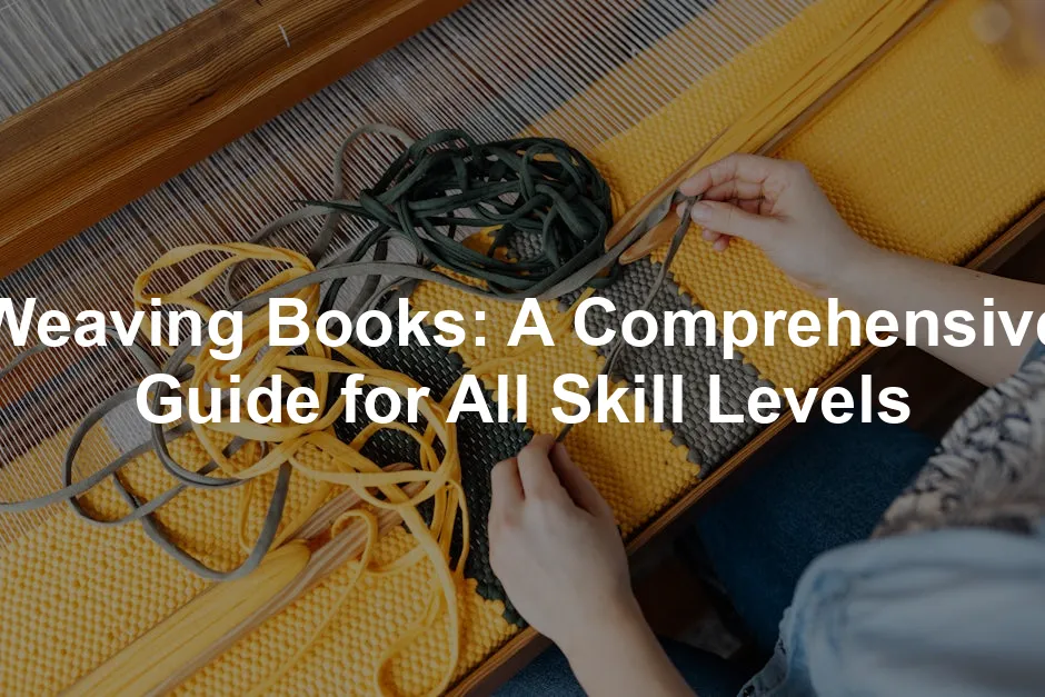 Weaving Books: A Comprehensive Guide for All Skill Levels