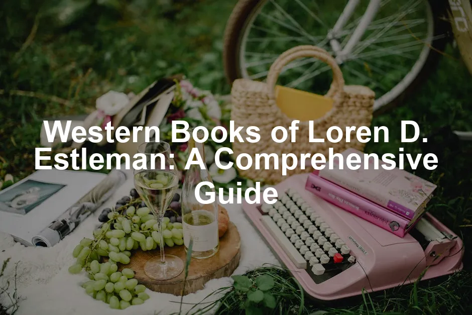 Western Books of Loren D. Estleman: A Comprehensive Guide