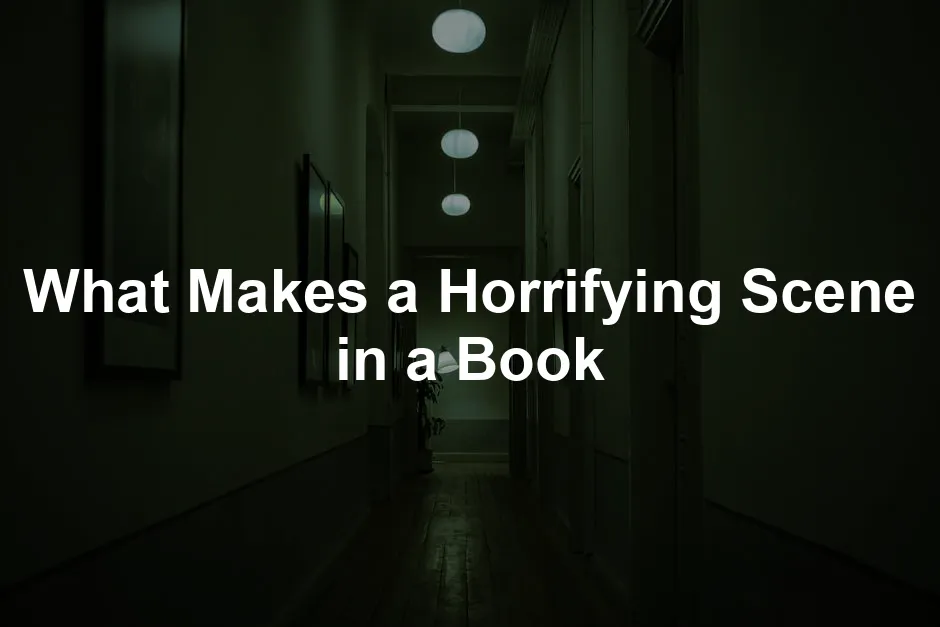What Makes a Horrifying Scene in a Book